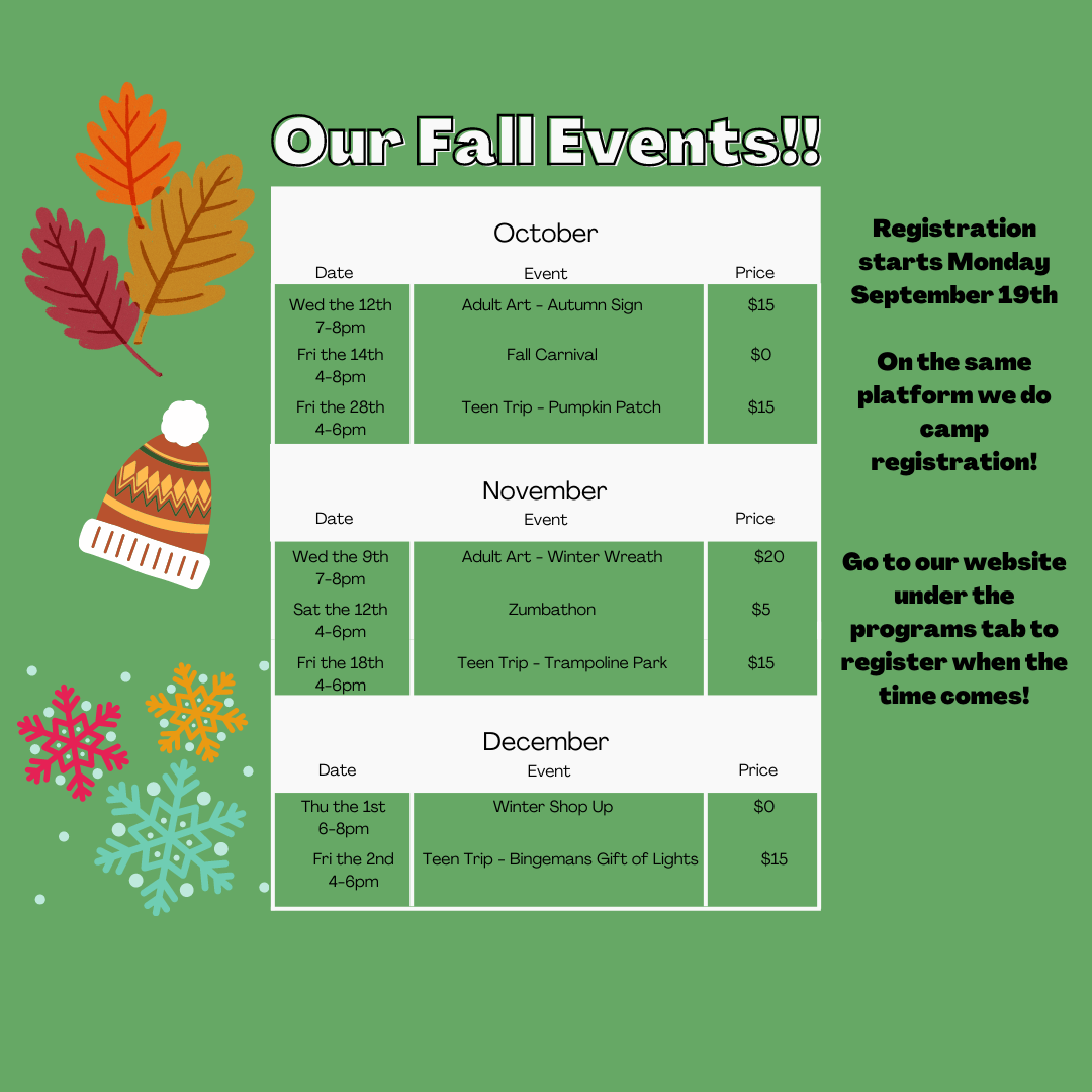 Fall Events 2022 – Silverheights Neighbourhood Association