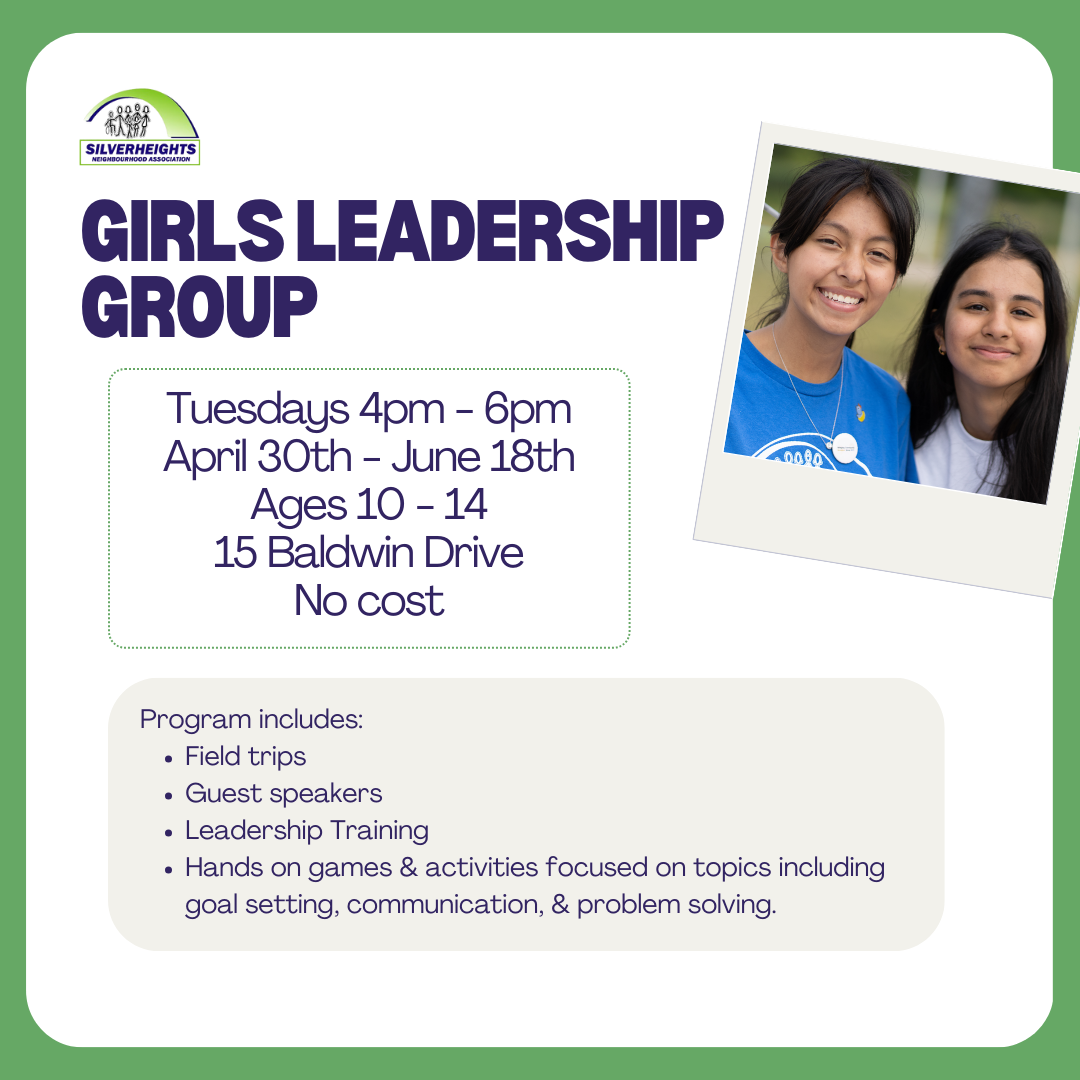 Girls Leadership Club – Silverheights Neighbourhood Association